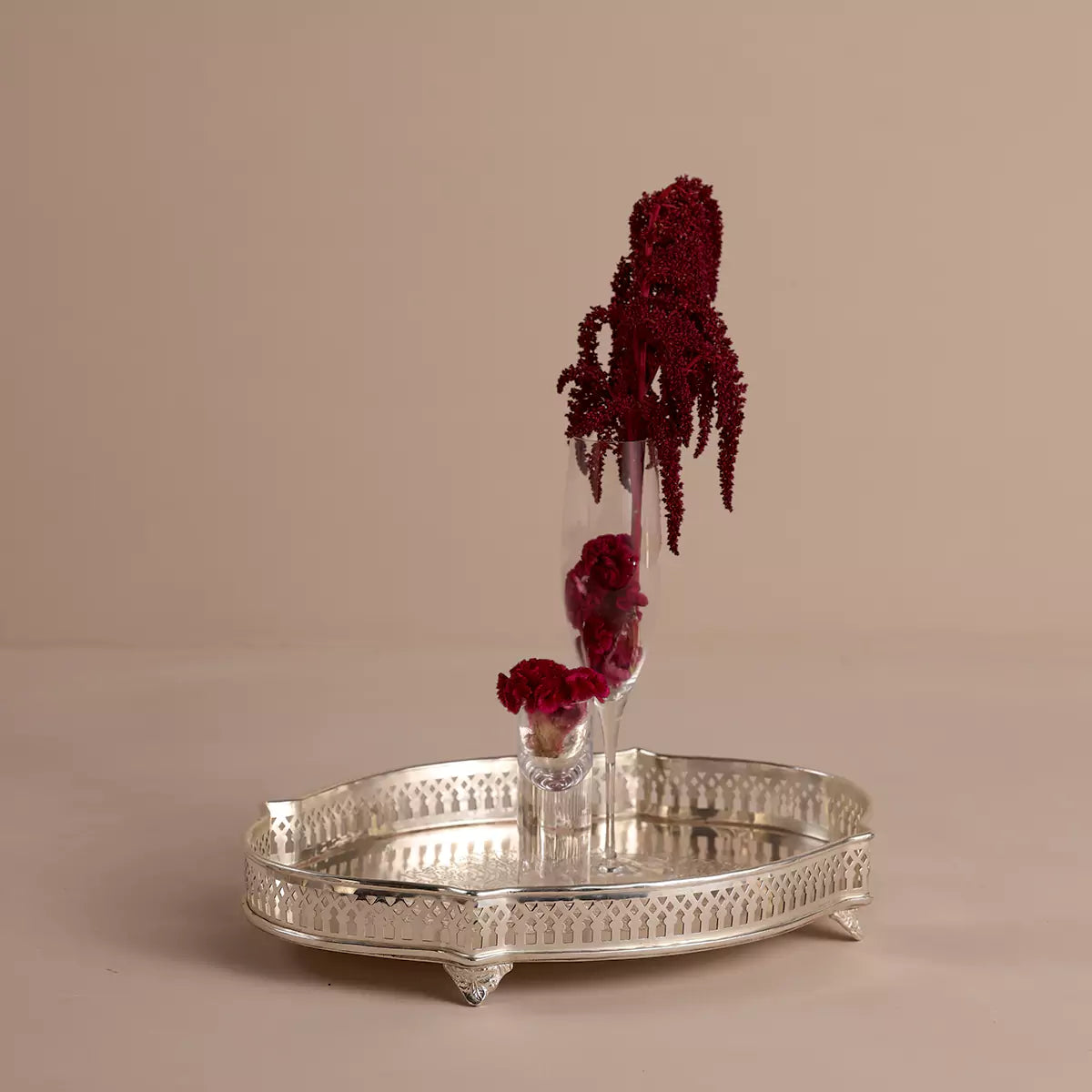 Victorian Curve Tray Medium Silver – The Decor Remedy