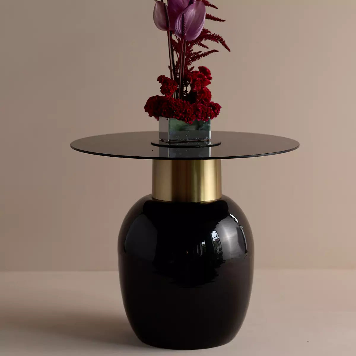 Black Enamel Table – The Decor Remedy