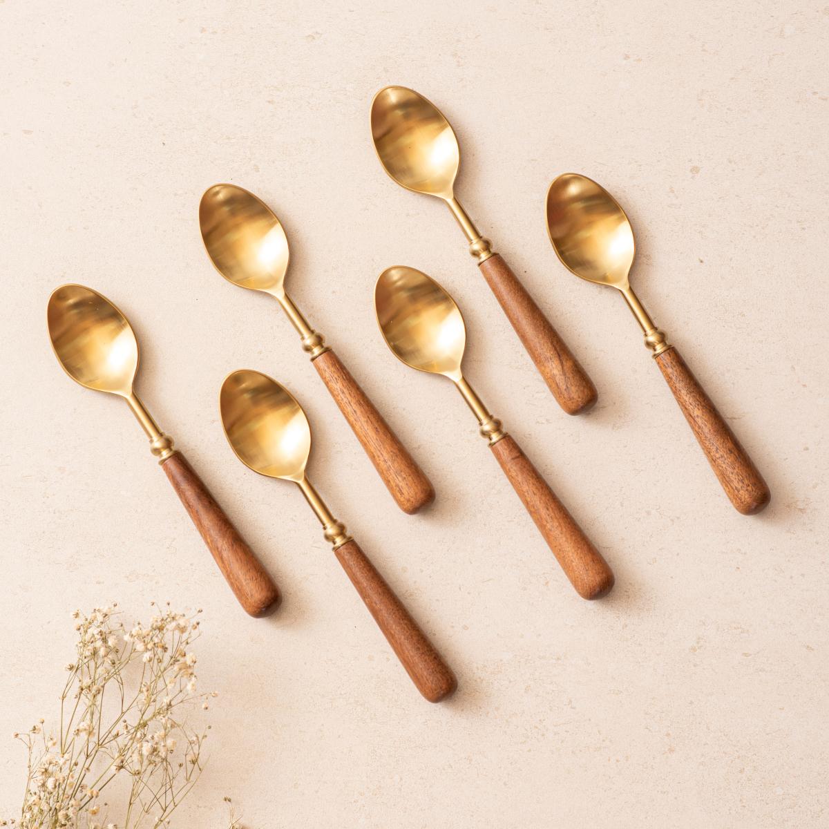 All Purpose Spoons Set of 6 – Earthy Luxe – The Decor Remedy